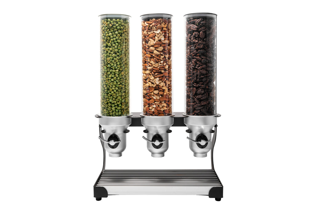 IDM Cereal Dispenser ACD30-BL-FF | Triple, freestanding, food dispenser ...