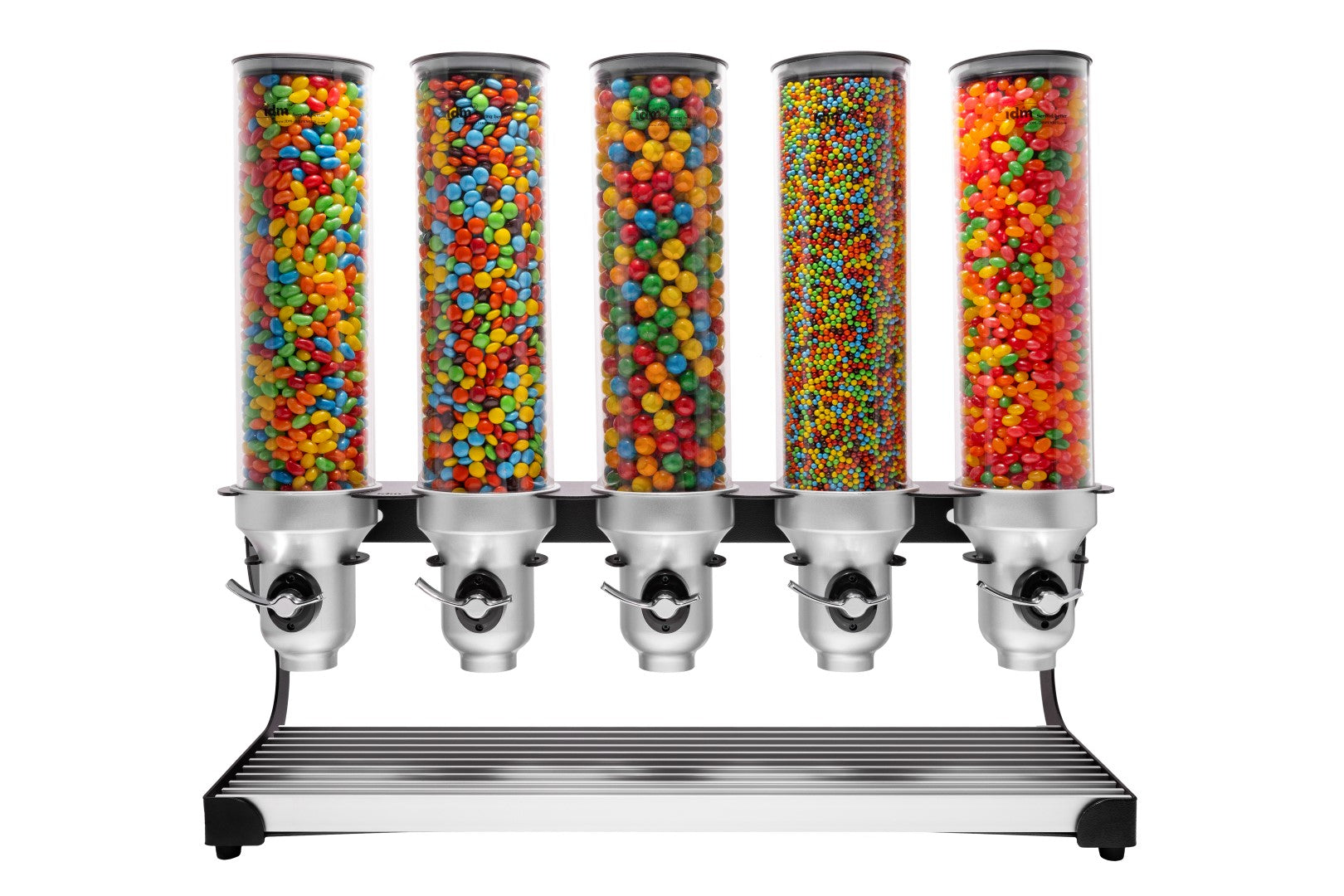 IDM Cereal Dispenser ACD50-BL-FF | Quintuple, freestanding, candy ...