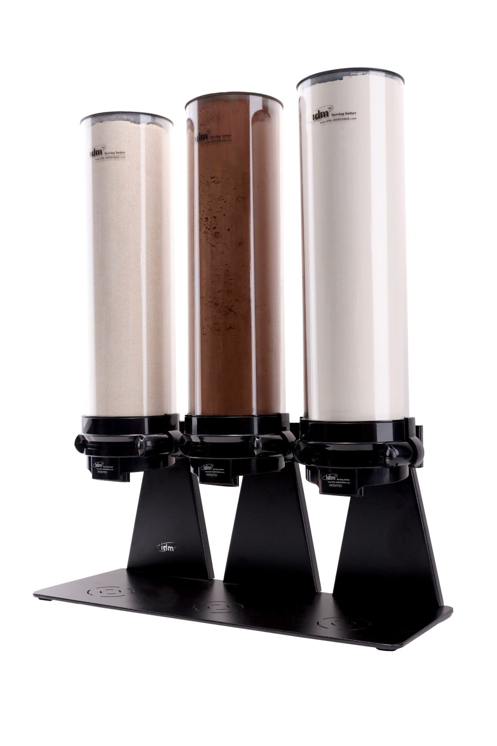 IDM Powder Dispenser DLP3-5L | Triple, freestanding, powder dispenser ...