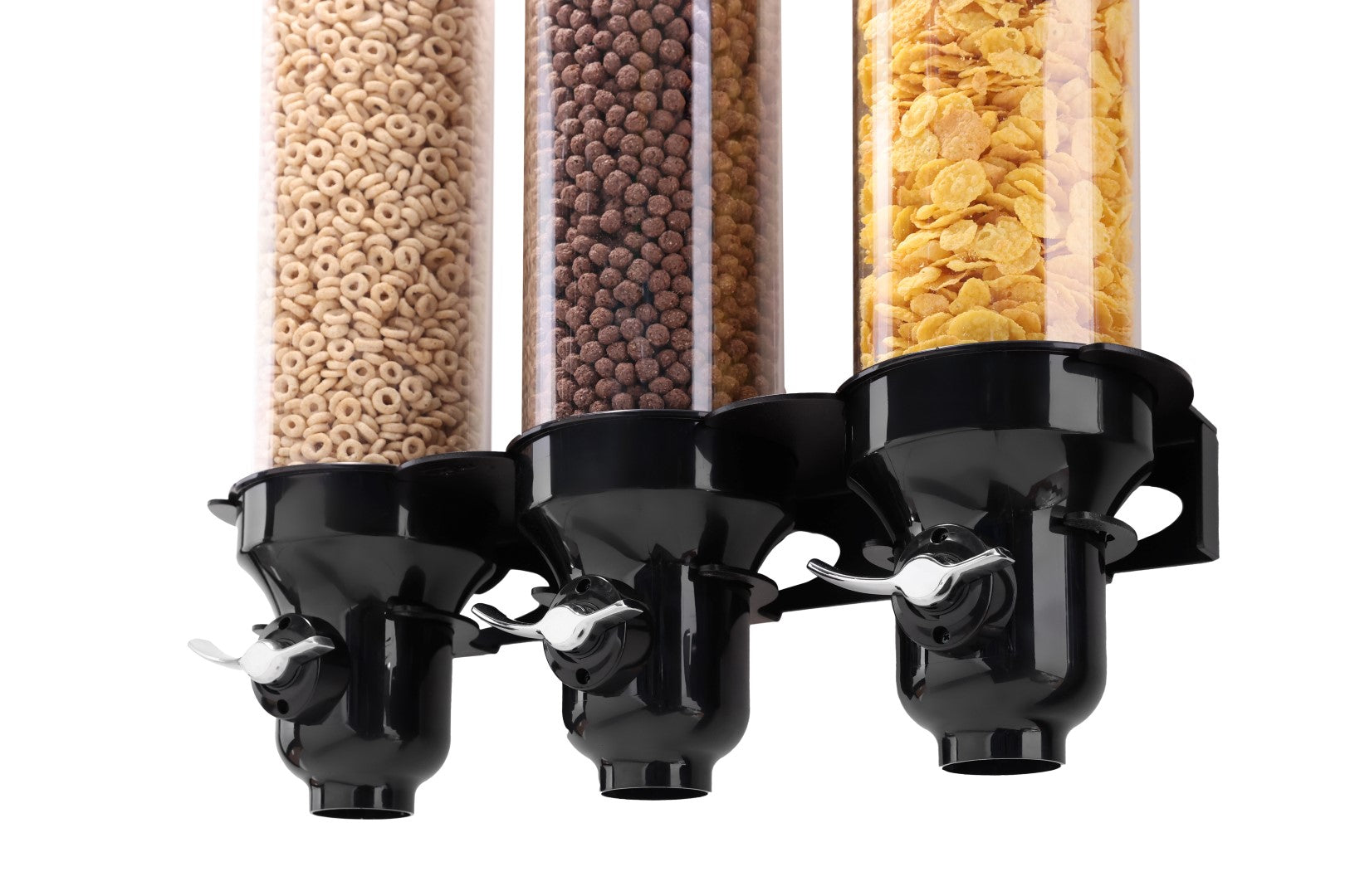 IDM Cereal Dispenser H30-BL-FF | Triple, wall mounted, food dispenser ...