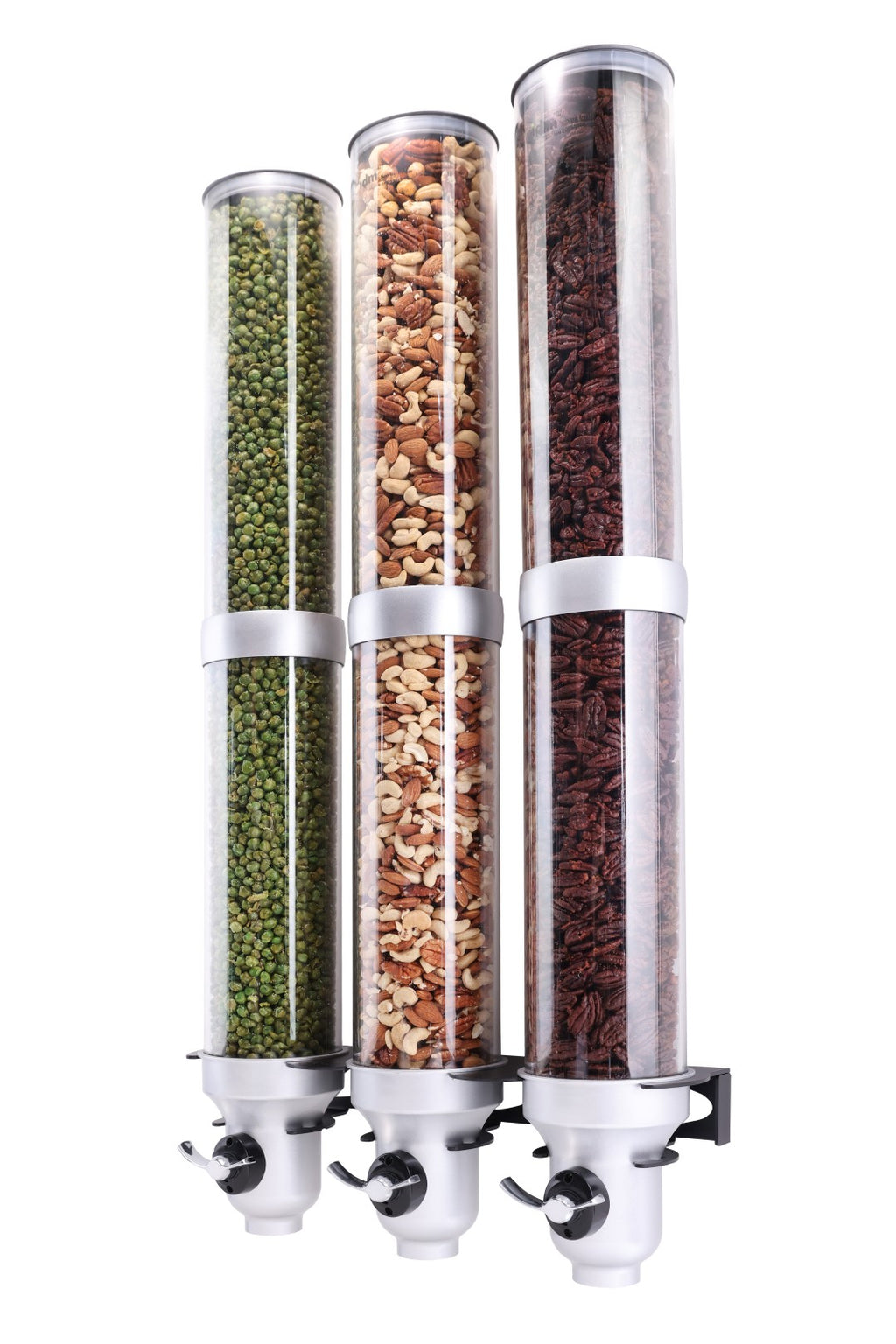 IDM Organic & Dry Food Dispenser H30L-SI-FF | Triple, wall mounted food ...