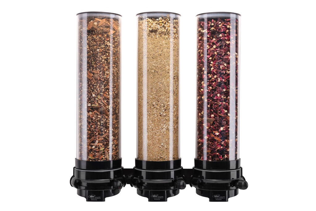 IDM loose tea dispenser HMPC3-4.5L | Triple, wall mounted, tea ...