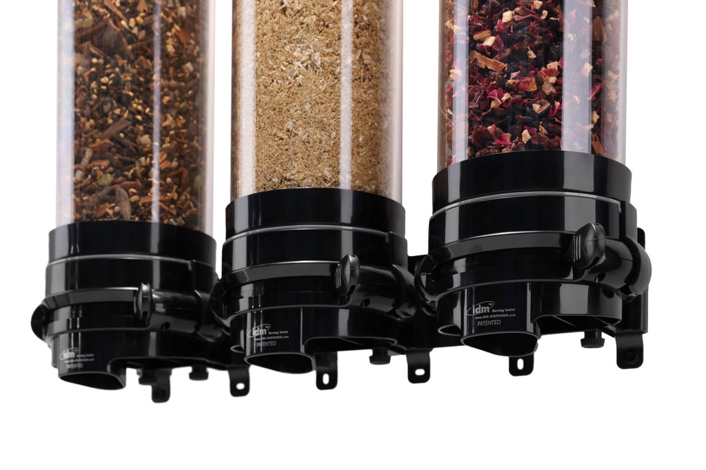 IDM loose tea dispenser HMPC3-4.5L | Triple, wall mounted, tea ...