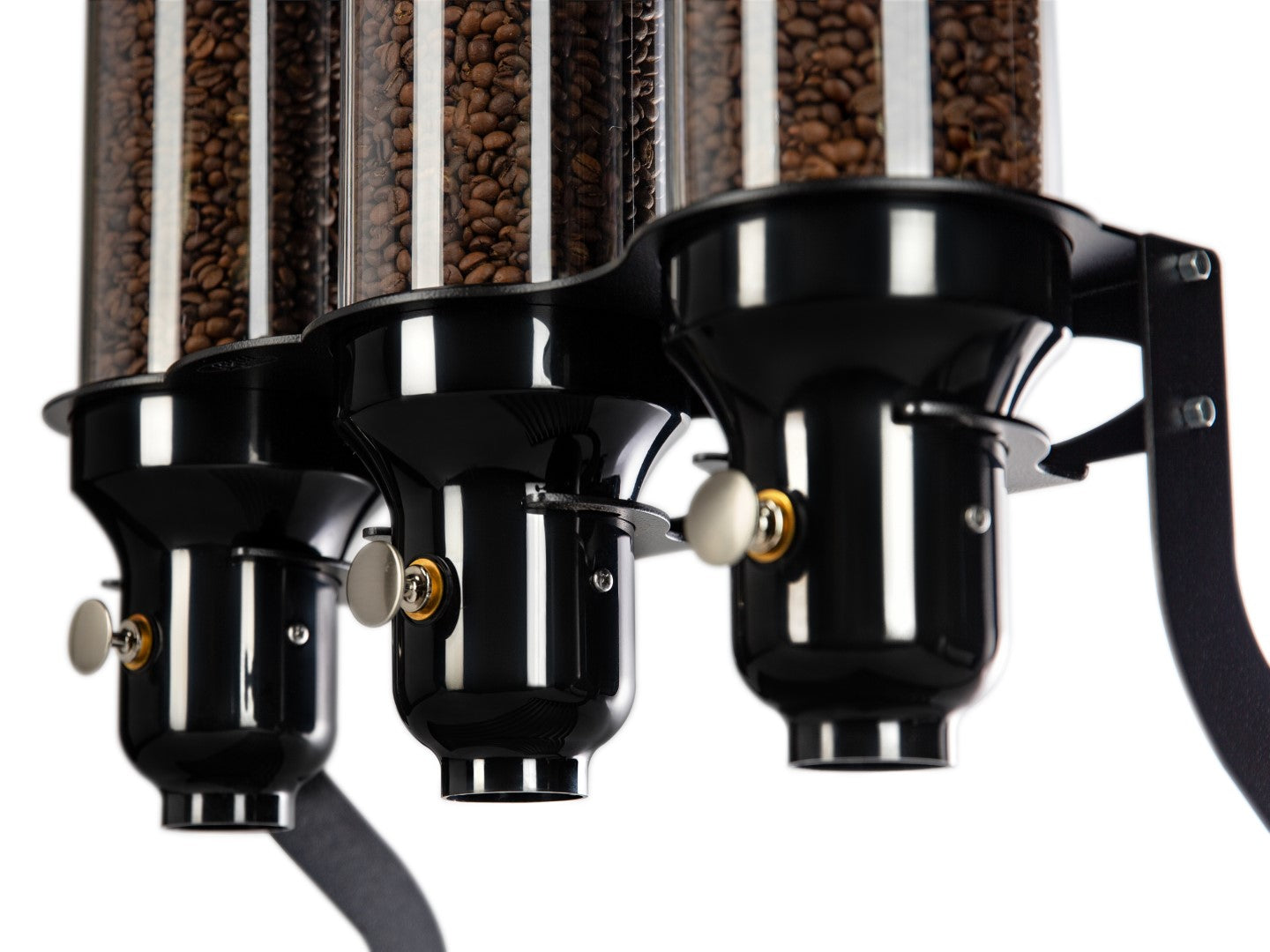 IDM Coffee Bean dispenser B30-FS | Triple, free standing, black coffee ...