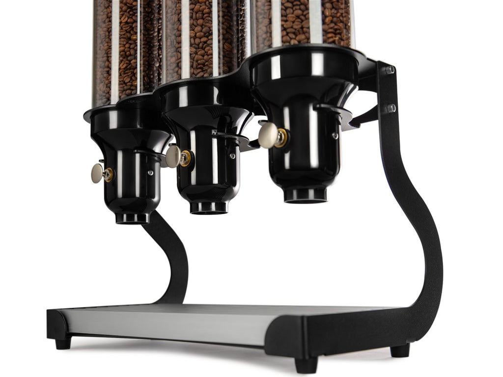 IDM Coffee Bean dispenser B30-FS | Triple, free standing, black coffee ...