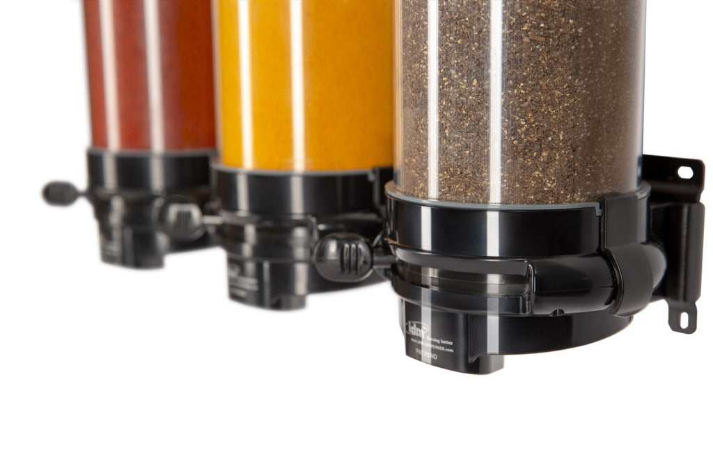 IDM Spice Dispenser HLP3-1.5L | Triple, wall mounted, Spice storage. 1. ...