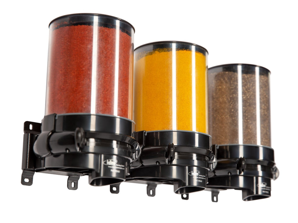 IDM Spice Dispenser HLP3-1.5L | Triple, wall mounted, Spice storage. 1. ...
