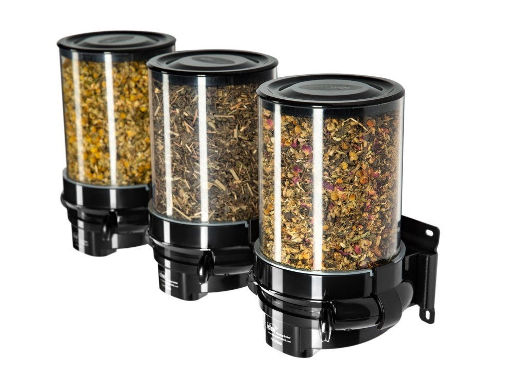 IDM loose tea dispenser HMPC3-1.5L | Triple, wall mounted, tea ...