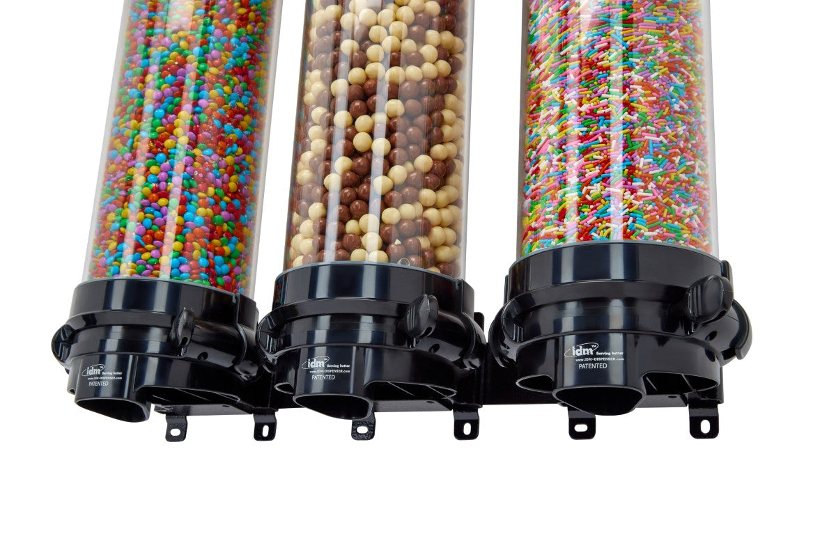 IDM Sweet Dispenser HMPC3-9L | Triple, wall-mounted, candy dispenser. 9 ...