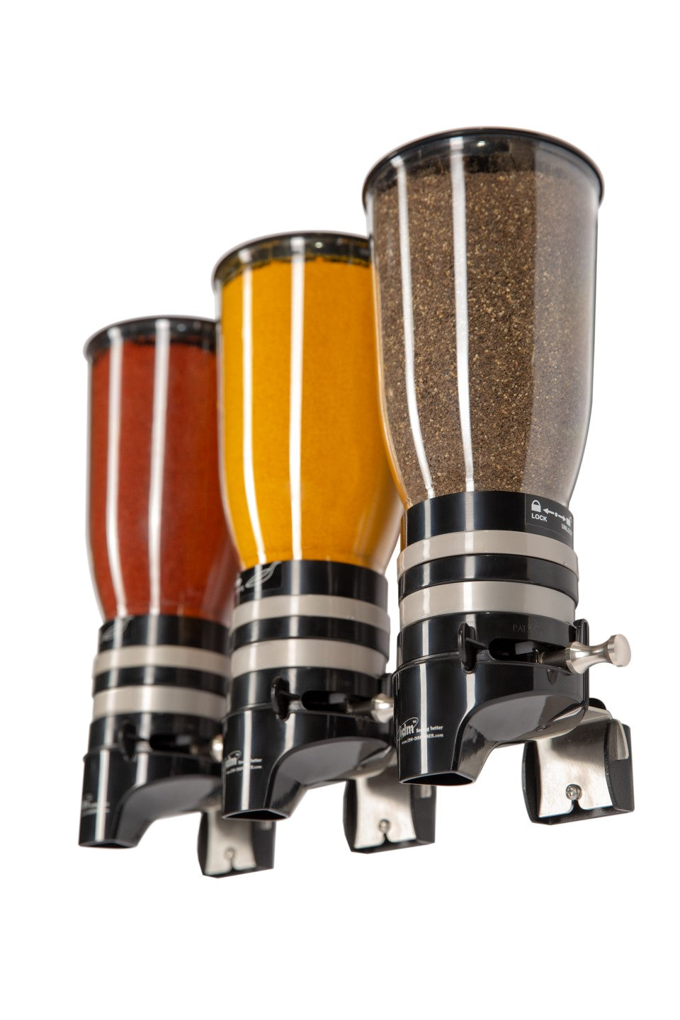 IDM spice dispenser HPD3-BL | Triple, wall mounted spice dispenser, 1 ...