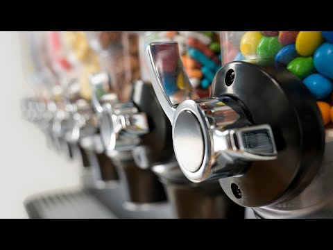 IDM Bulk Candy Dispenser GNDL806 | Free standing, 16 container & 6 ...